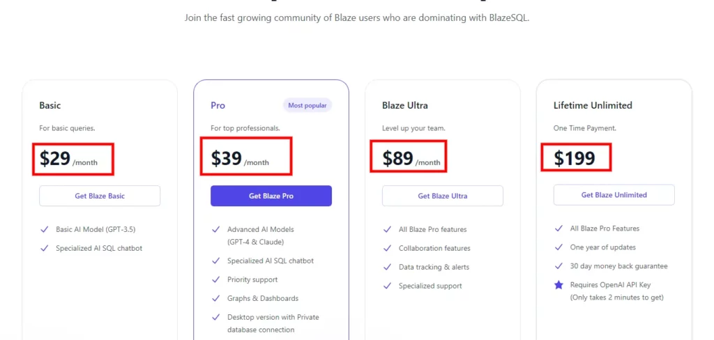 Blaze SQL Review, Pricing, Features and Alternatives