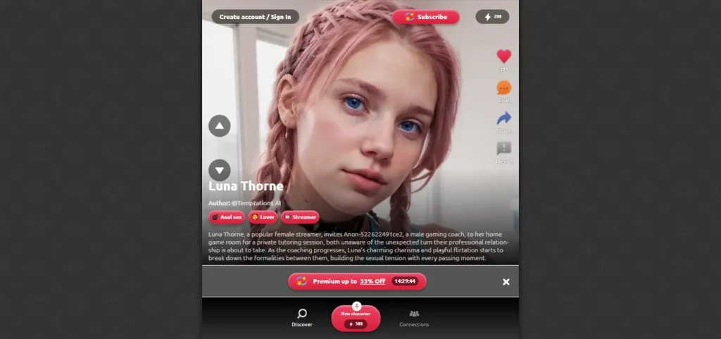 Temptations.AI Review, Pricing, Features and Alternatives